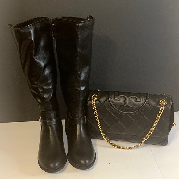 St. John's Bay | Shoes | St Johns Bay Womens Black Kneehigh Boots ...